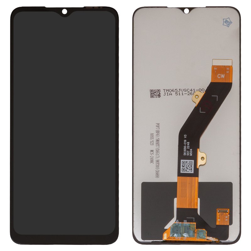 LCD compatible with Infinix Hot 30i (X669), (black, without frame, High ...